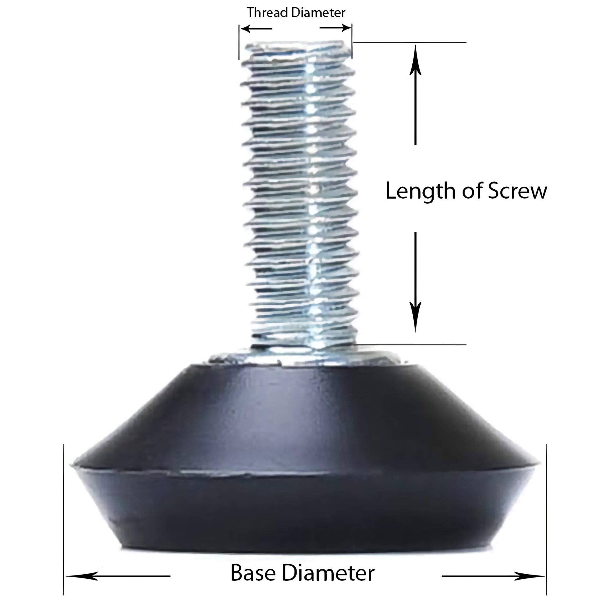 Furniture Leveling Glide Metal – 455 RC | Gabriel Glide USA